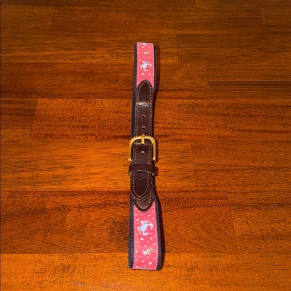 Vineyard Vines | Accessories | Vineyard Vines Kids Pink Brown Belt Size ...